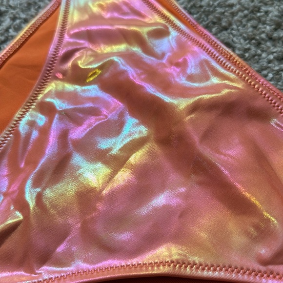 aerie | Swim | Aerie Cheeky Metallic Foil Bikini Bottom | Poshmark